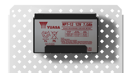 BP7: 12 V 7 Ah Sealed Rechargeable Battery with Mounts and Pigtail