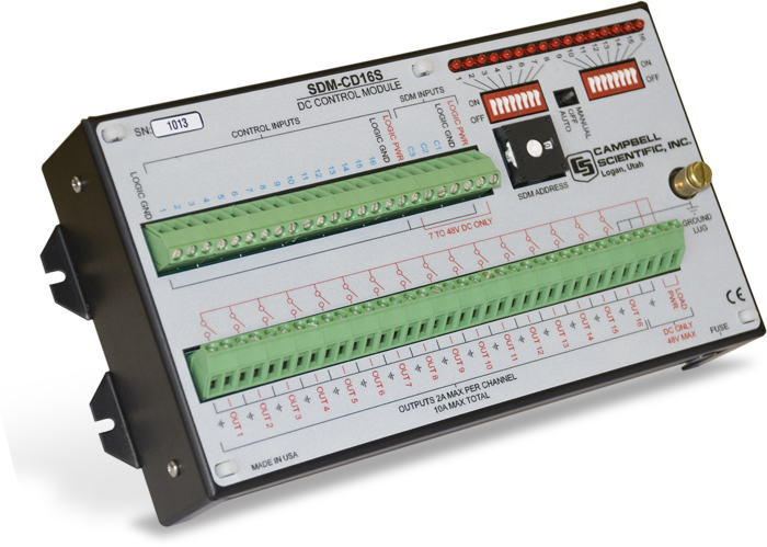 SDM-CD16S: 16-Channel Solid-State DC Controller