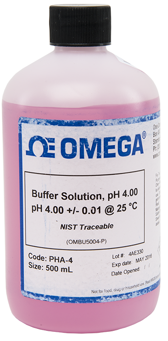 25587: 4 pH Buffer Solution, 500 ml