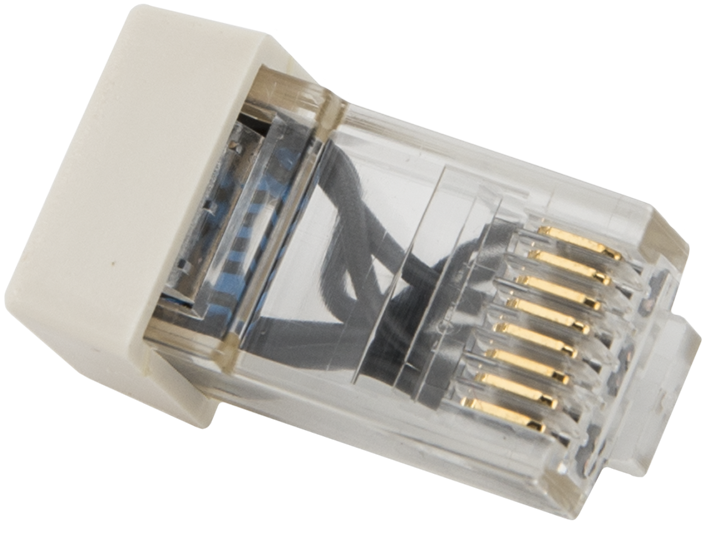 28558: Modular RJ45 Resistor Termination Plug for CPI Bus