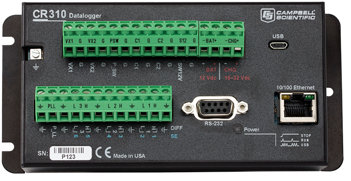 CR310: Datenlogger mit Ethernetport