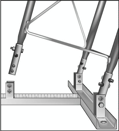 RFM18: Universal Tower Flat Roof Mounting Base